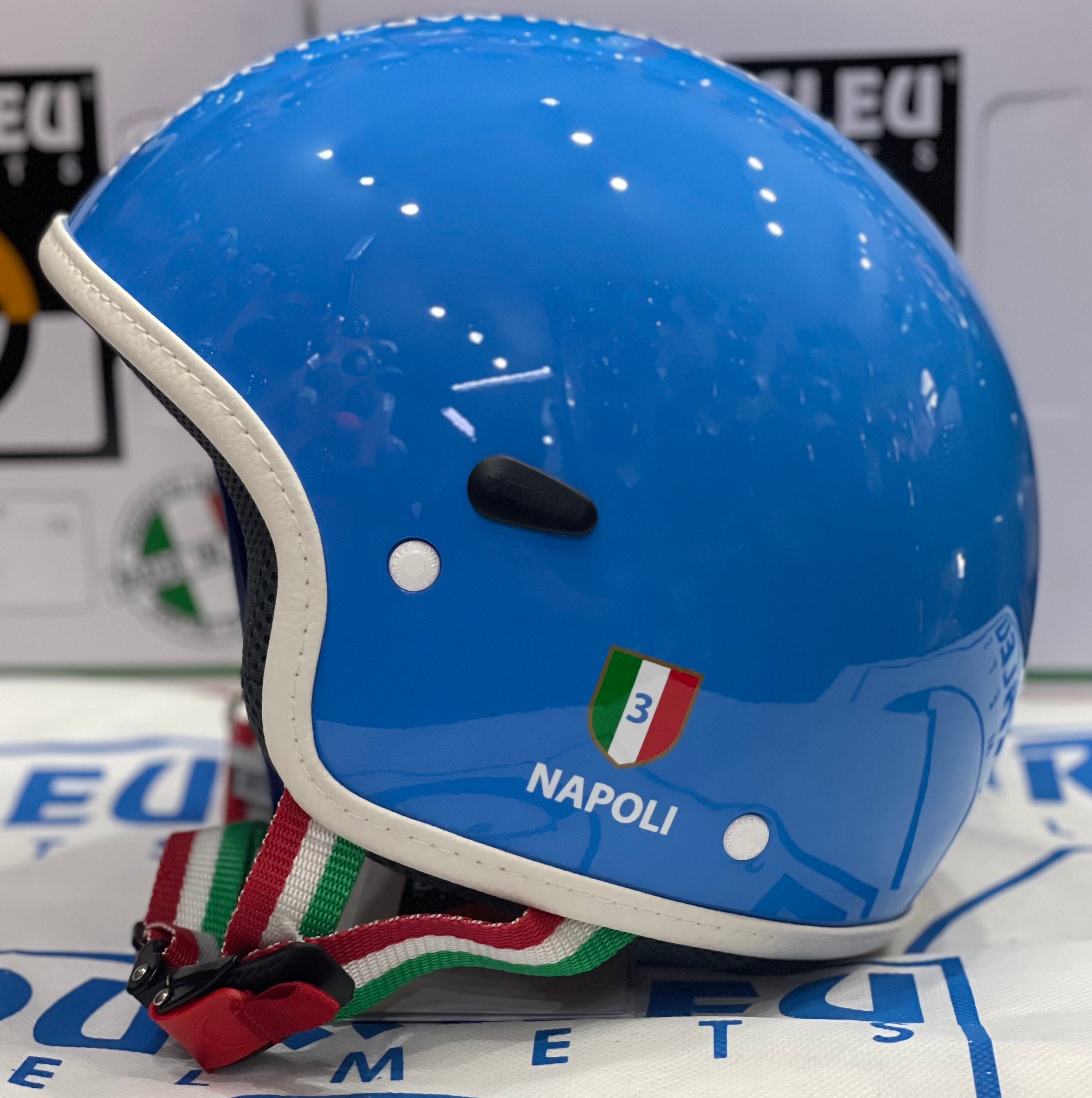 Casco Napoli Campione D'Italia 2023 - Demi-jet Omologato – La Lambretta Moto